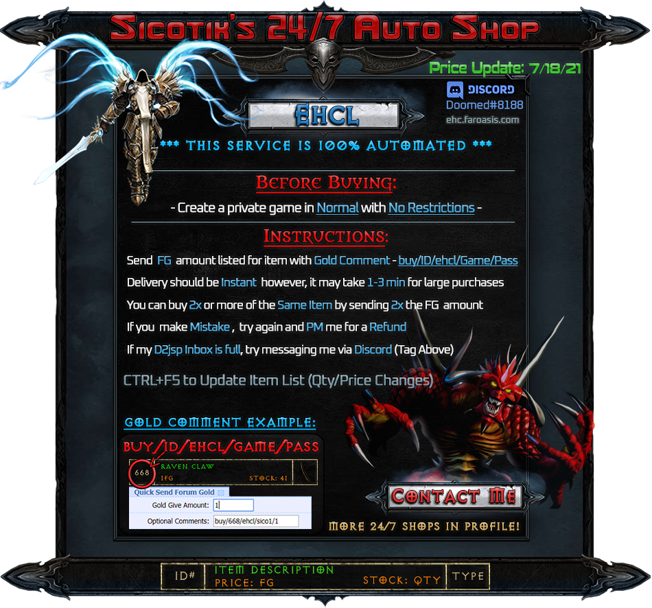 Sicotik s 24 7 Unique Item Shop Topic D2jsp sicotik-s-24-7-unique-item-shop-topic-d2jsp